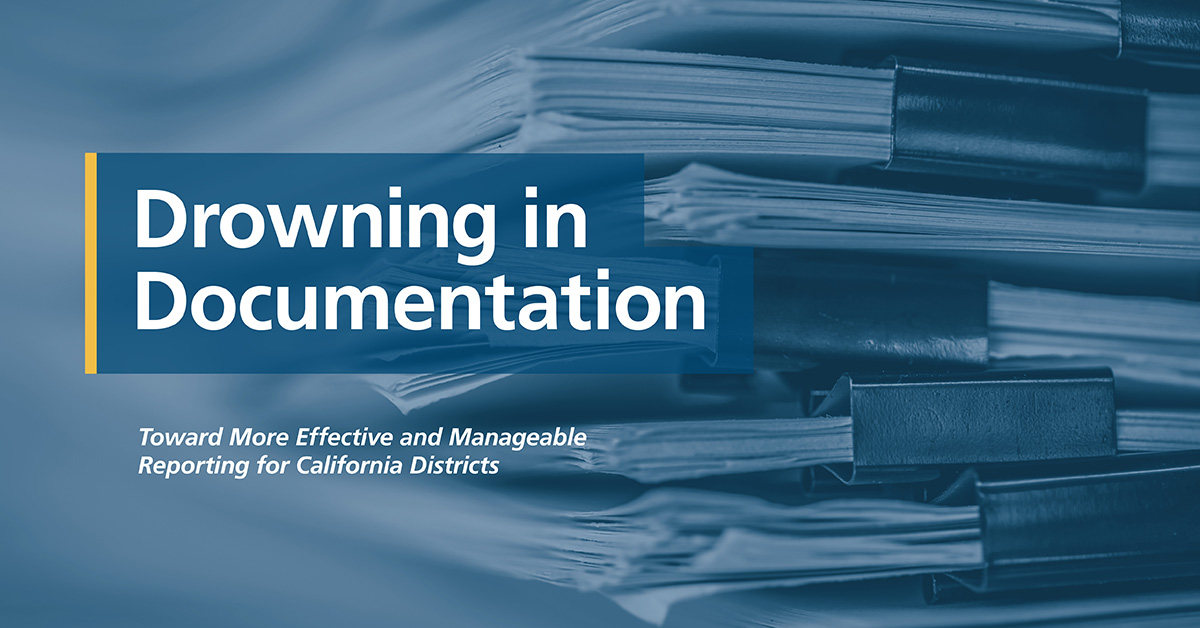 CSBA releases report about burdens of reporting requirements on LEA leadership